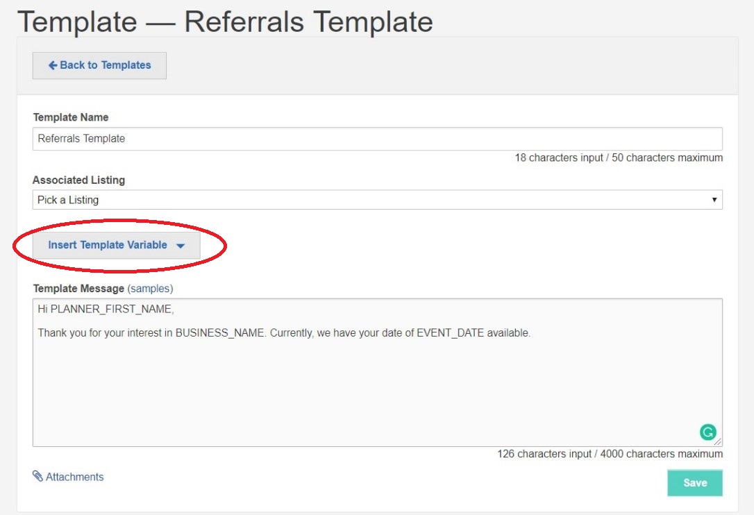 Respond Quickly with Eventective Templates - Cheers and Confetti Blog ...