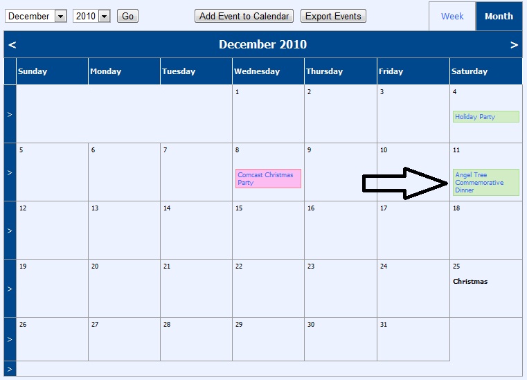 Calendar Overview - Cheers and Confetti Blog by Eventective